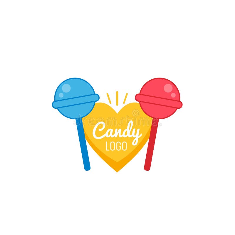 Creative Candy Logo Design Vector Art Logo Stock Illustration ...