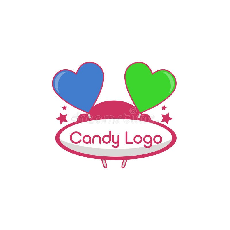 Creative Candy Logo Design Vector Art Logo Stock Illustration ...
