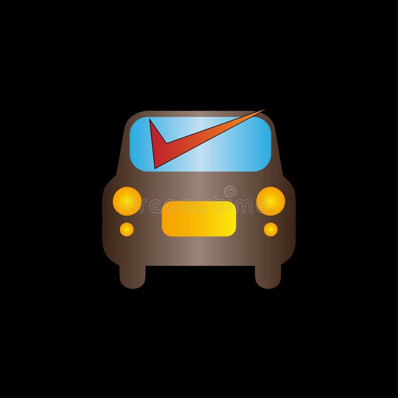 Creative Car Check Logo Vector Design Stock Vector - Illustration of ...