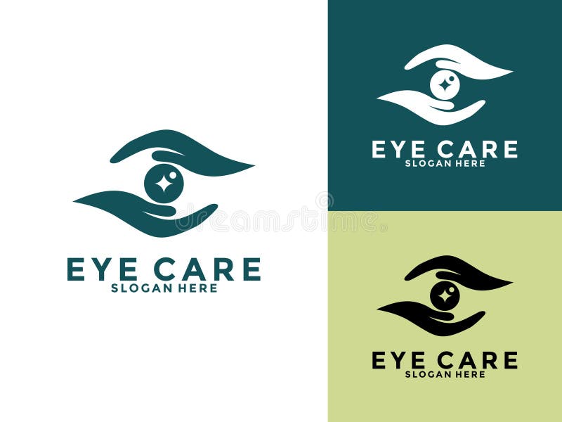 Creative Care Eye Concept Logo Design Template, Modern Eye Vision Logo ...