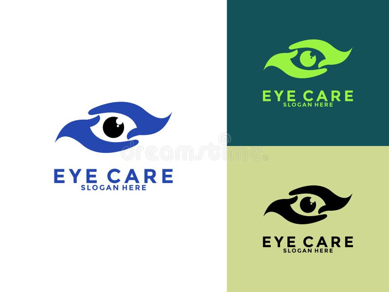 Creative Care Eye Concept Logo Design Template, Modern Eye Vision Logo ...