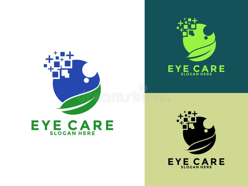 Creative Care Eye Concept Logo Design Template, Modern Eye Vision Logo ...