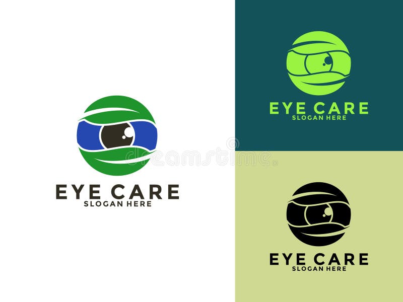 Creative Care Eye Concept Logo Design Template, Modern Eye Vision Logo ...
