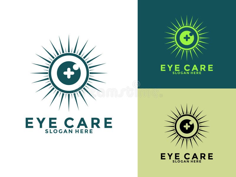 Creative Care Eye Concept Logo Design Template, Modern Eye Vision Logo ...