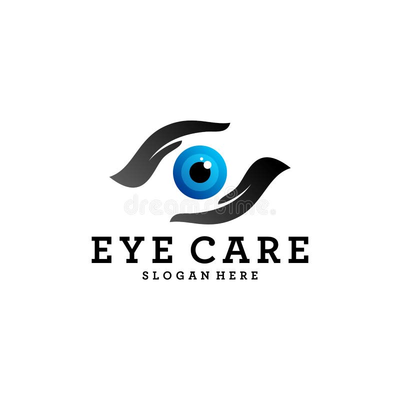 Set of Creative Care Eye Concept Logo Design Template, Eye Care Logo ...
