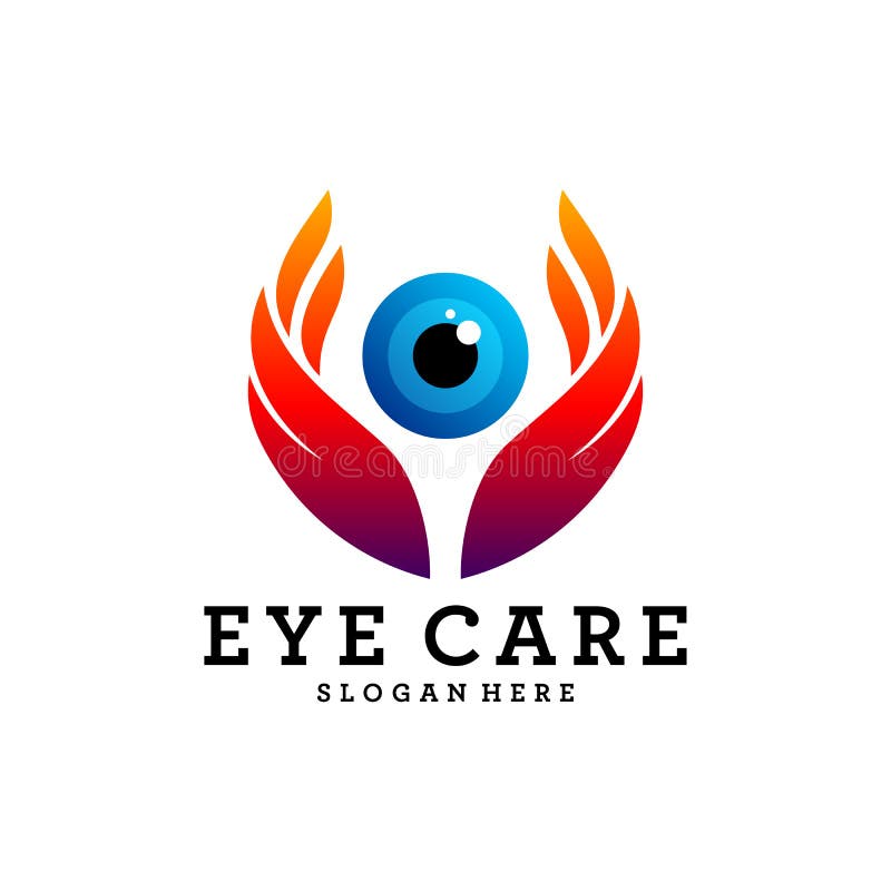 Creative Care Eye Concept Logo Design Template, Eye Care Logo Design ...
