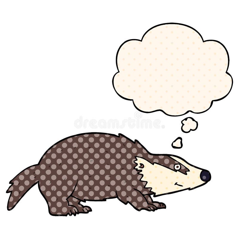 Badger Thinking Stock Illustrations – 26 Badger Thinking Stock ...