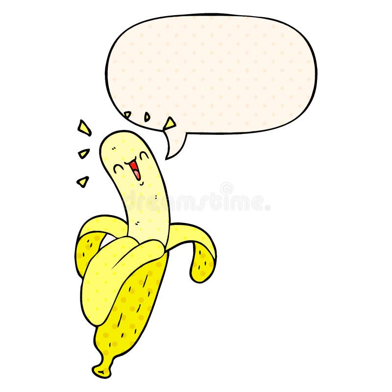 Cartoon Banana Talking Stock Illustrations – 292 Cartoon Banana Talking ...