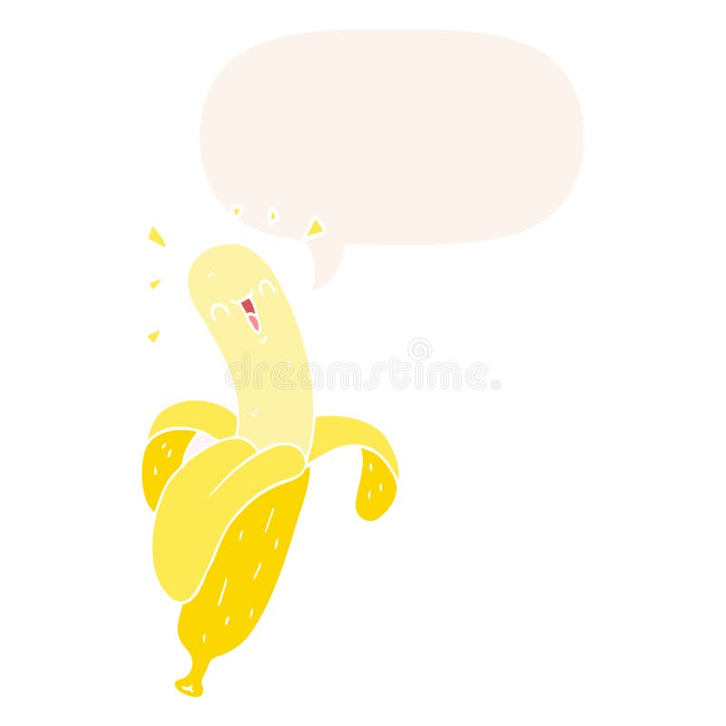 Cartoon Banana Talking Stock Illustrations – 292 Cartoon Banana Talking ...