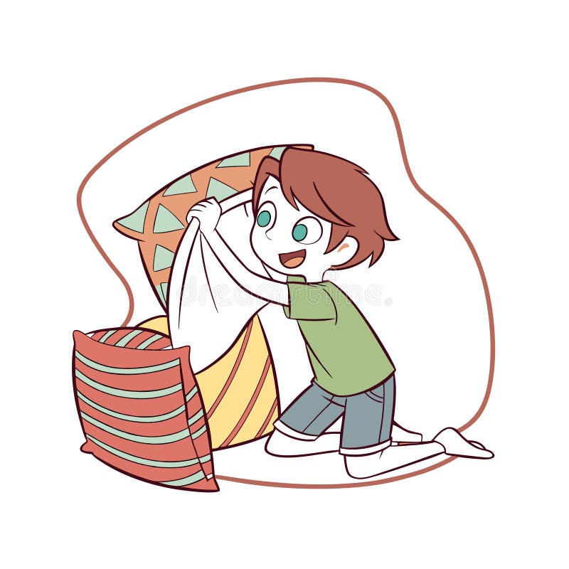 Creative Cartoon Boy Character Stock Vector - Illustration of ...