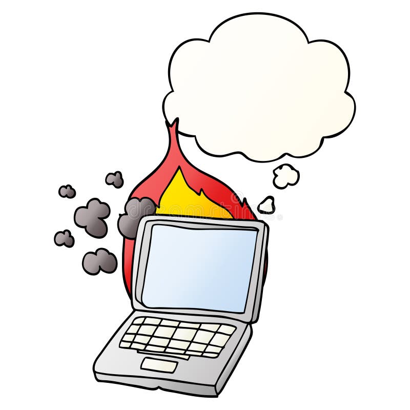 Funny Broken Laptop Stock Illustrations – 88 Funny Broken Laptop Stock ...