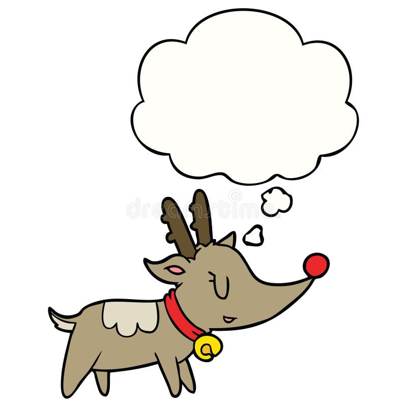 Reindeer Thinking Stock Illustrations – 229 Reindeer Thinking Stock ...