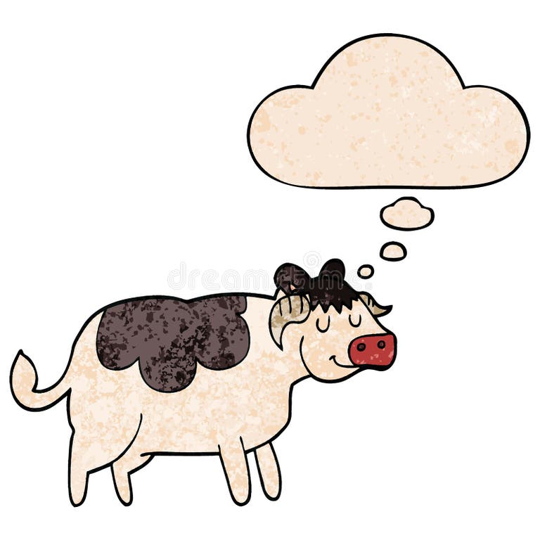 Cow Thought Bubble Stock Illustrations – 204 Cow Thought Bubble Stock ...