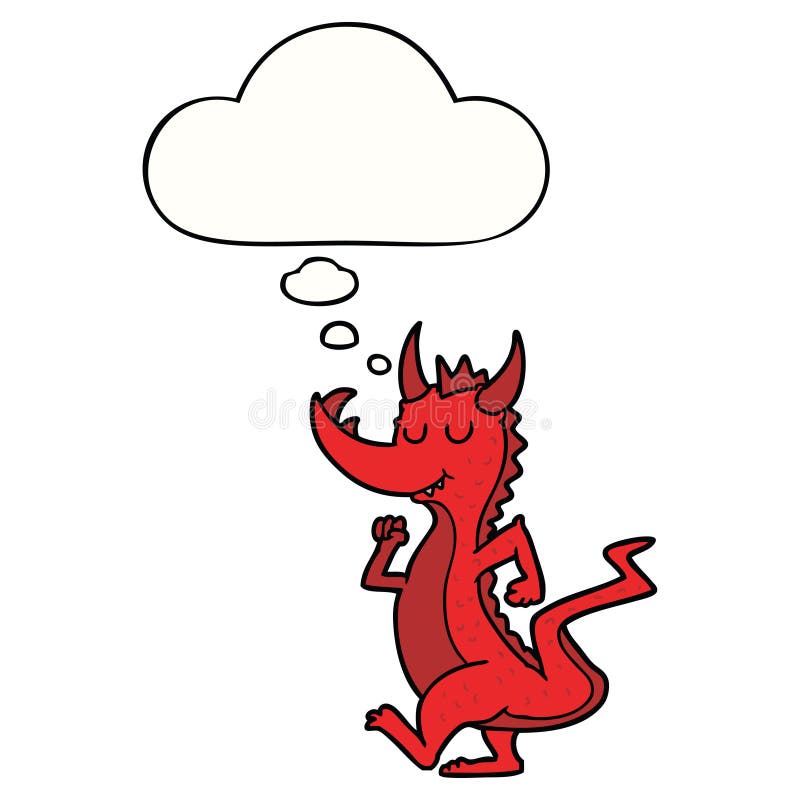 Dragon Thinking Stock Illustrations – 139 Dragon Thinking Stock ...