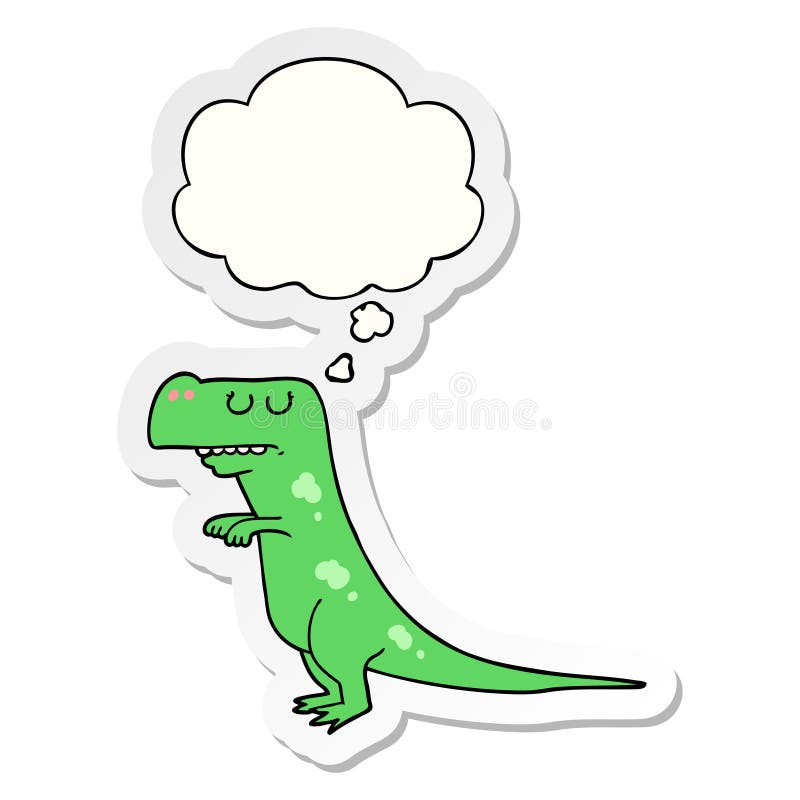 Thinking Dinosaur Stock Illustrations – 222 Thinking Dinosaur Stock ...