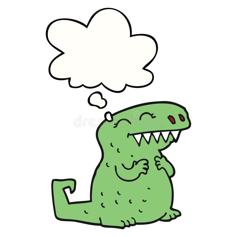 Thinking Dinosaur Stock Illustrations – 222 Thinking Dinosaur Stock ...
