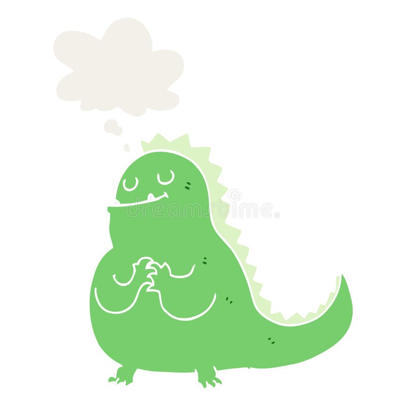 Thinking Dinosaur Stock Illustrations – 222 Thinking Dinosaur Stock ...