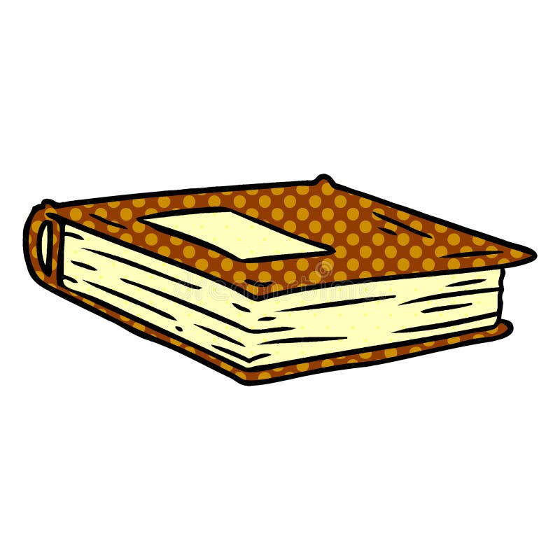 A Creative Cartoon Doodle of a Red Journal Stock Vector - Illustration ...