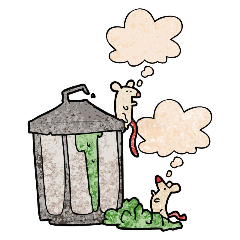 Man thinking about Garbage stock vector. Illustration of american ...