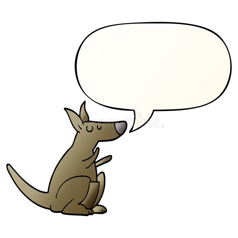 Talking Cartoon Kangaroo Stock Illustrations – 27 Talking Cartoon ...