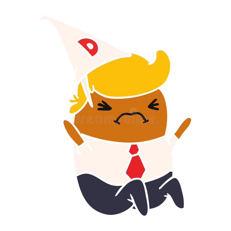 Dunce Hat. Doodle Icon. Cartoon Hand-drawn Style. Isolated on White ...