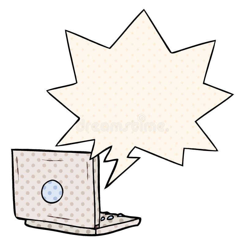 Comic Book Laptop Stock Illustrations – 692 Comic Book Laptop Stock ...