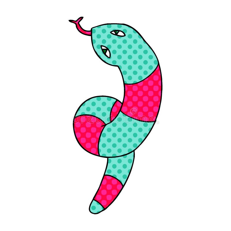 Long Snake Drawing Stock Illustrations – 449 Long Snake Drawing Stock ...