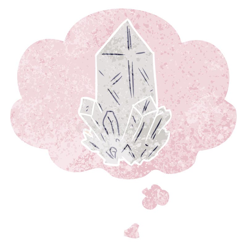 Cartoon Quartz Crystals stock illustration. Illustration of mineral ...