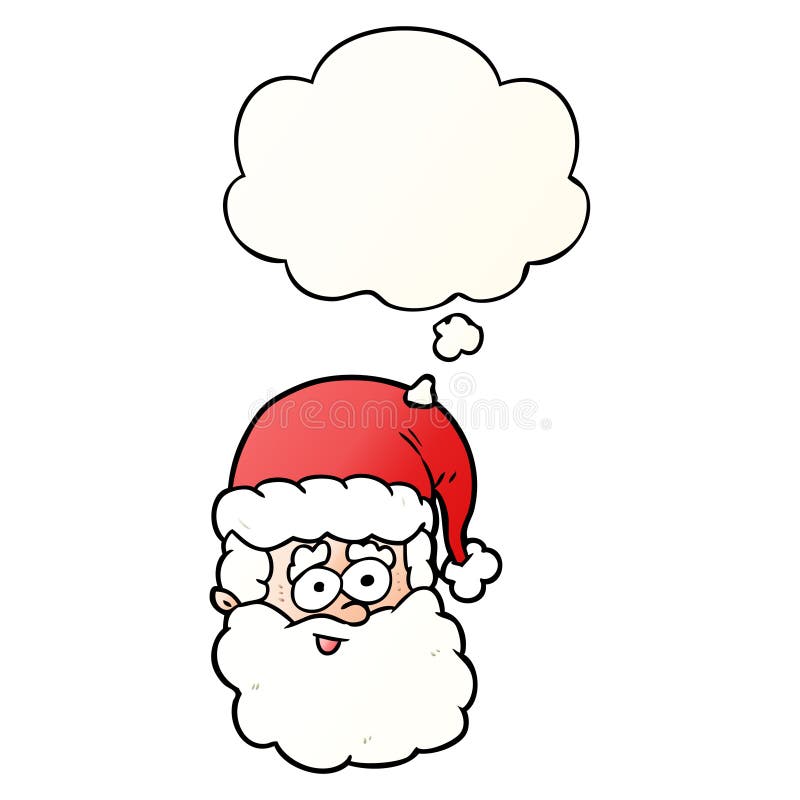 Santa Claus Thinking Stock Illustrations – 354 Santa Claus Thinking ...