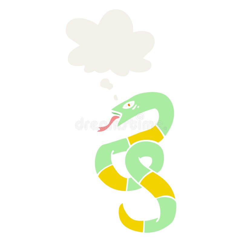 Snake Thinking Stock Illustrations – 356 Snake Thinking Stock ...