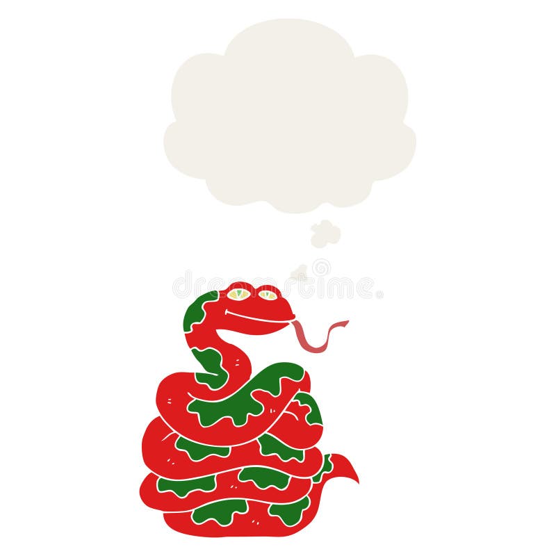 Snake Thinking Stock Illustrations – 356 Snake Thinking Stock ...