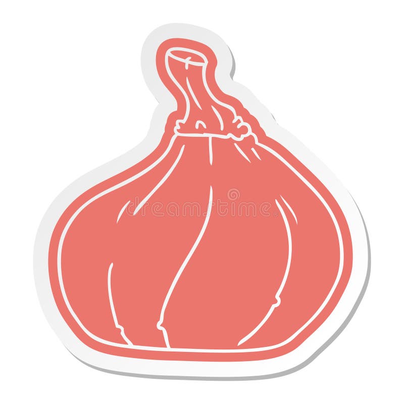A Creative Cartoon Sticker of a Squash Stock Vector - Illustration of ...