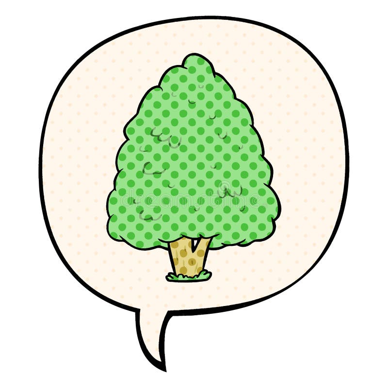 Trees Comic Book Style