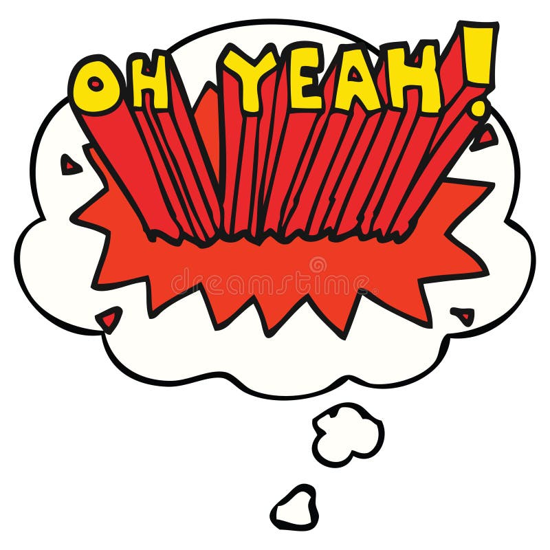 Cartoon yeah! shout stock vector. Illustration of cheerful - 37015308