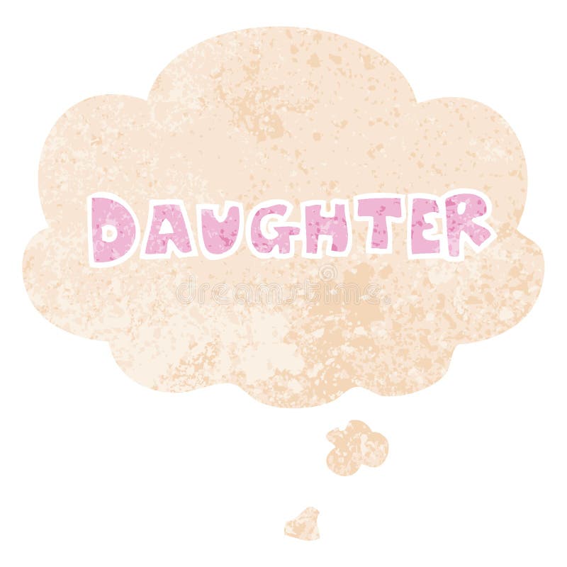 Word Daughter Stock Illustrations – 2,426 Word Daughter Stock ...