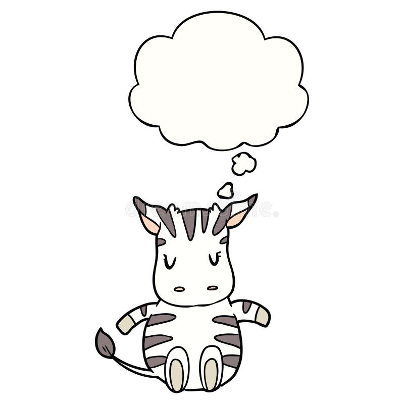 Cute Zebra Thought Stock Illustrations – 14 Cute Zebra Thought Stock ...