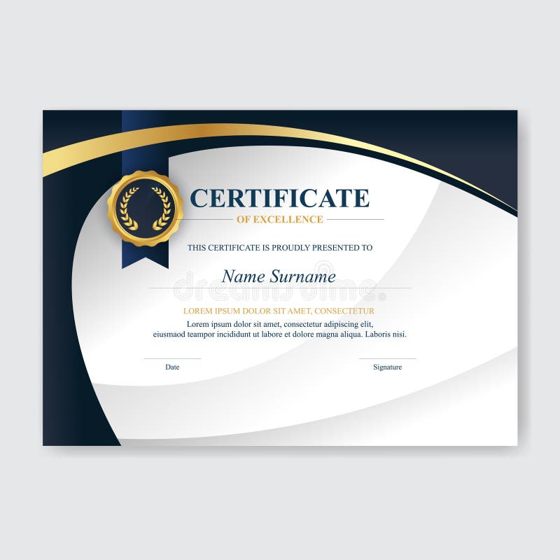 Creative Certificate of Appreciation Award Template Stock Vector ...