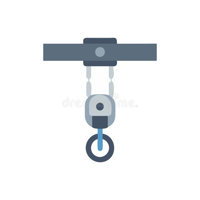 Creative Chain Hoist Tool Icon Stock Illustration - Illustration of ...