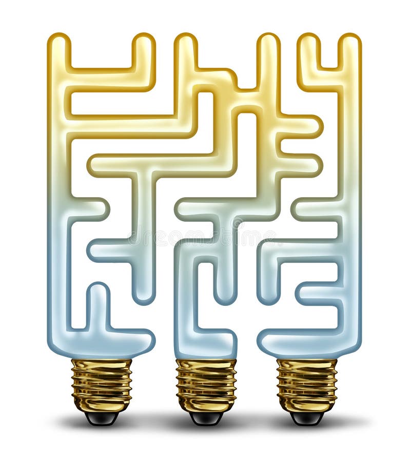 Creative Challenges stock illustration. Illustration of dimensional ...