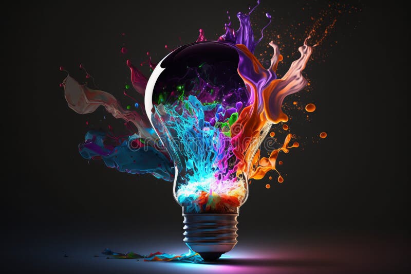 Creative Chaos: Exploding Light Bulbs in Stunning Photography Stock ...