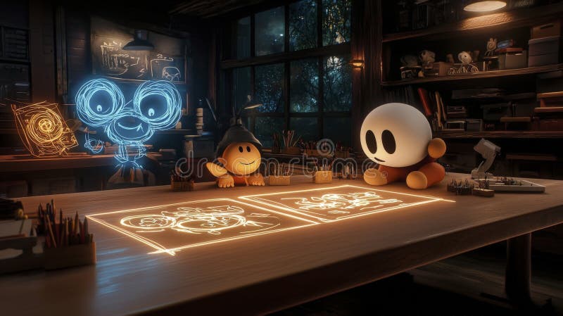 Creative Characters Design Ideas Workshop Digital Art Cozy Studio Close ...