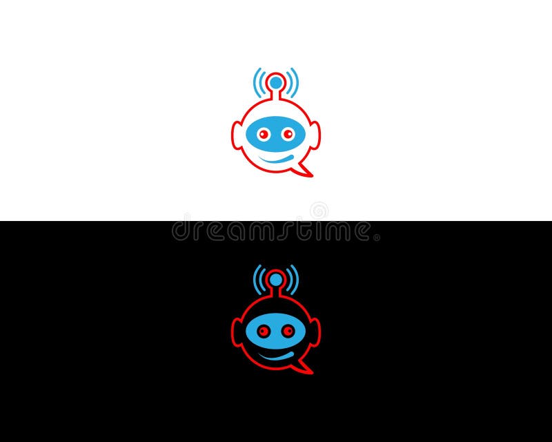 Chat Bot Logo and Icon Vector Stock Vector - Illustration of logo ...