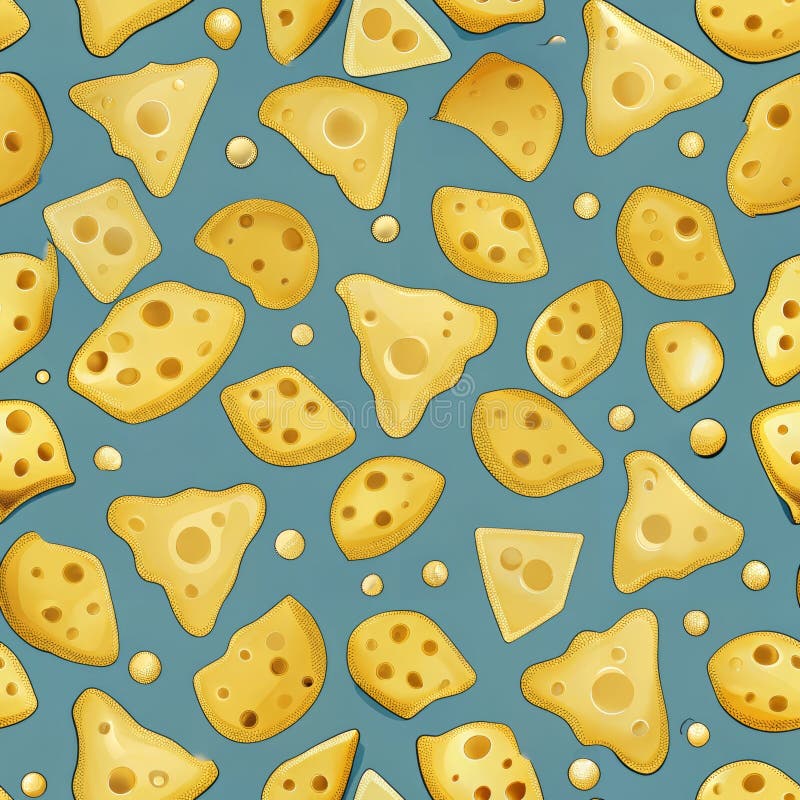 Creative Cheese Pattern for Seamless Wallpaper Design Stock Photo ...