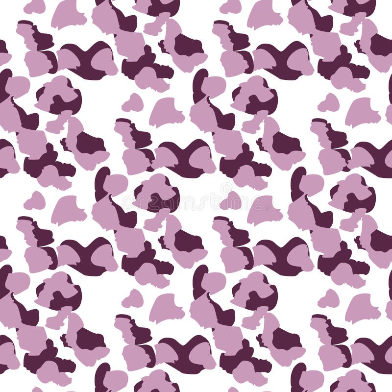 Camo Leopard Skin Seamless Pattern Stock Vector - Illustration of ...