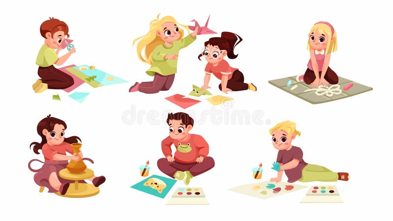 Kids Creativity Set, Childrens Creativity, Education and Development ...