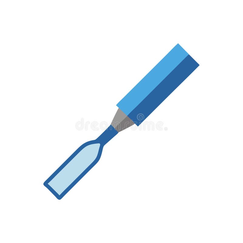 Creative Chisel Tool Icon for Craftsmanship Stock Vector - Illustration ...