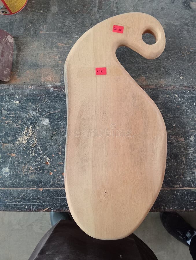 Creative Chopper Board Source by Tembusu Woods Stock Image - Image of ...