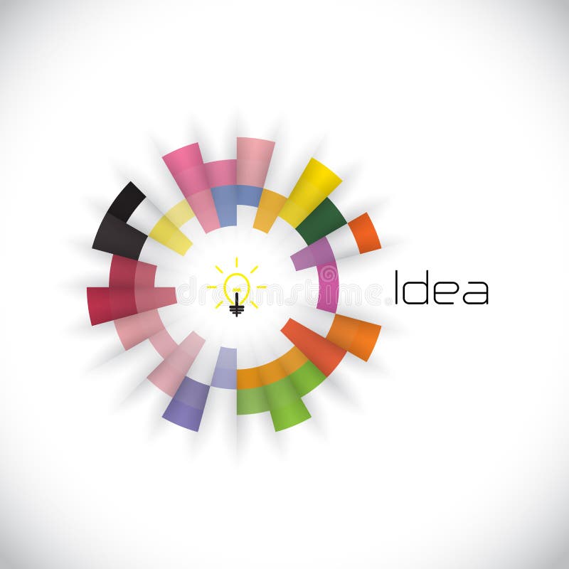 Creative Circle Abstract Vector Logo Design Template. Corporate Stock ...