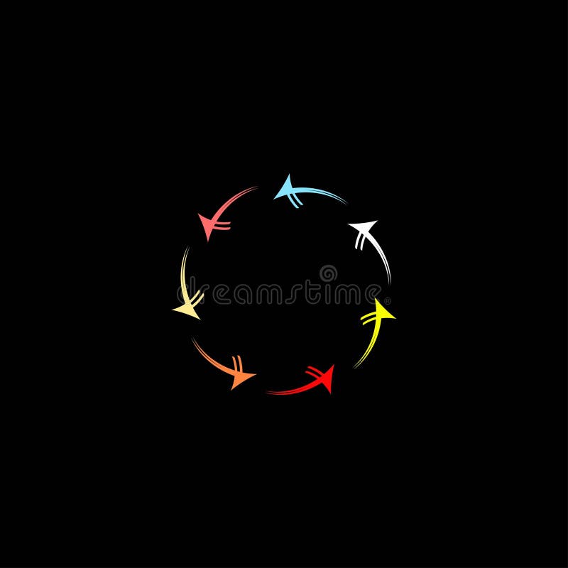 Creative Circle Icon Illustration Stock Vector - Illustration of trendy ...