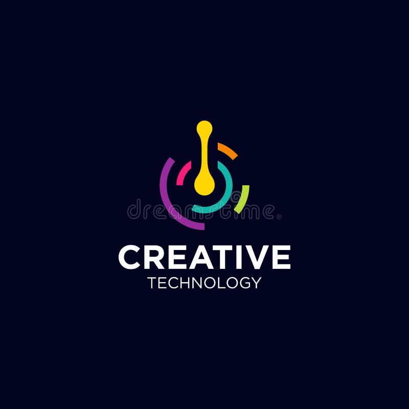 Creative Circle Tech Logo Template, Advanced Analysis Data Base Logo ...